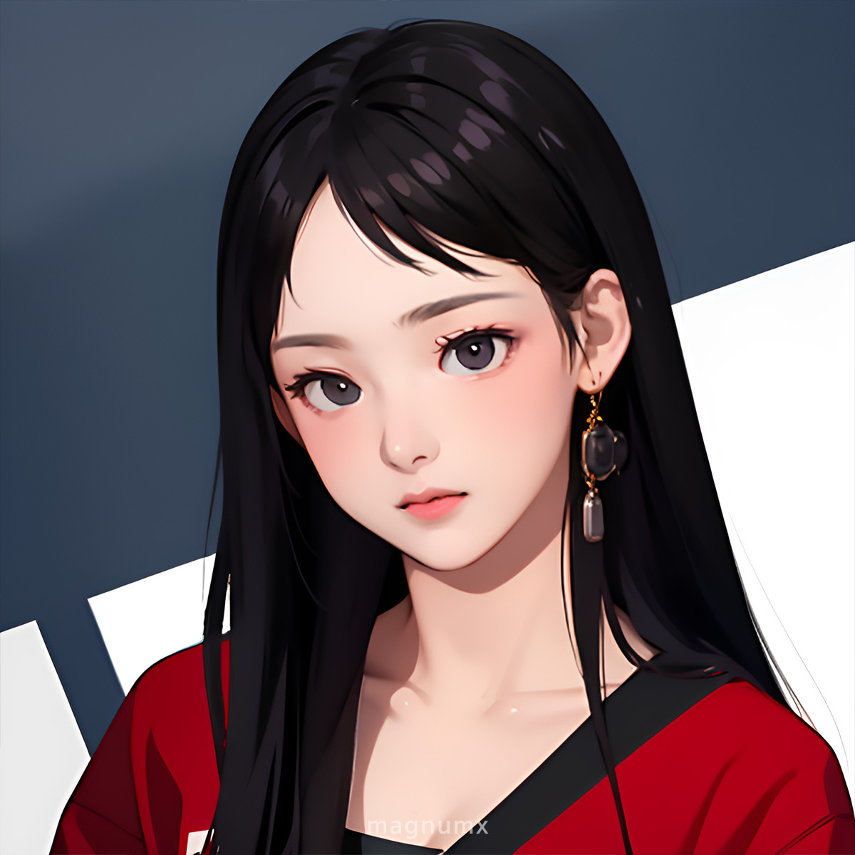 แฟนอาร์ตอนิเมะ Minji วง NewJeans | พี่แม็กนั่ม