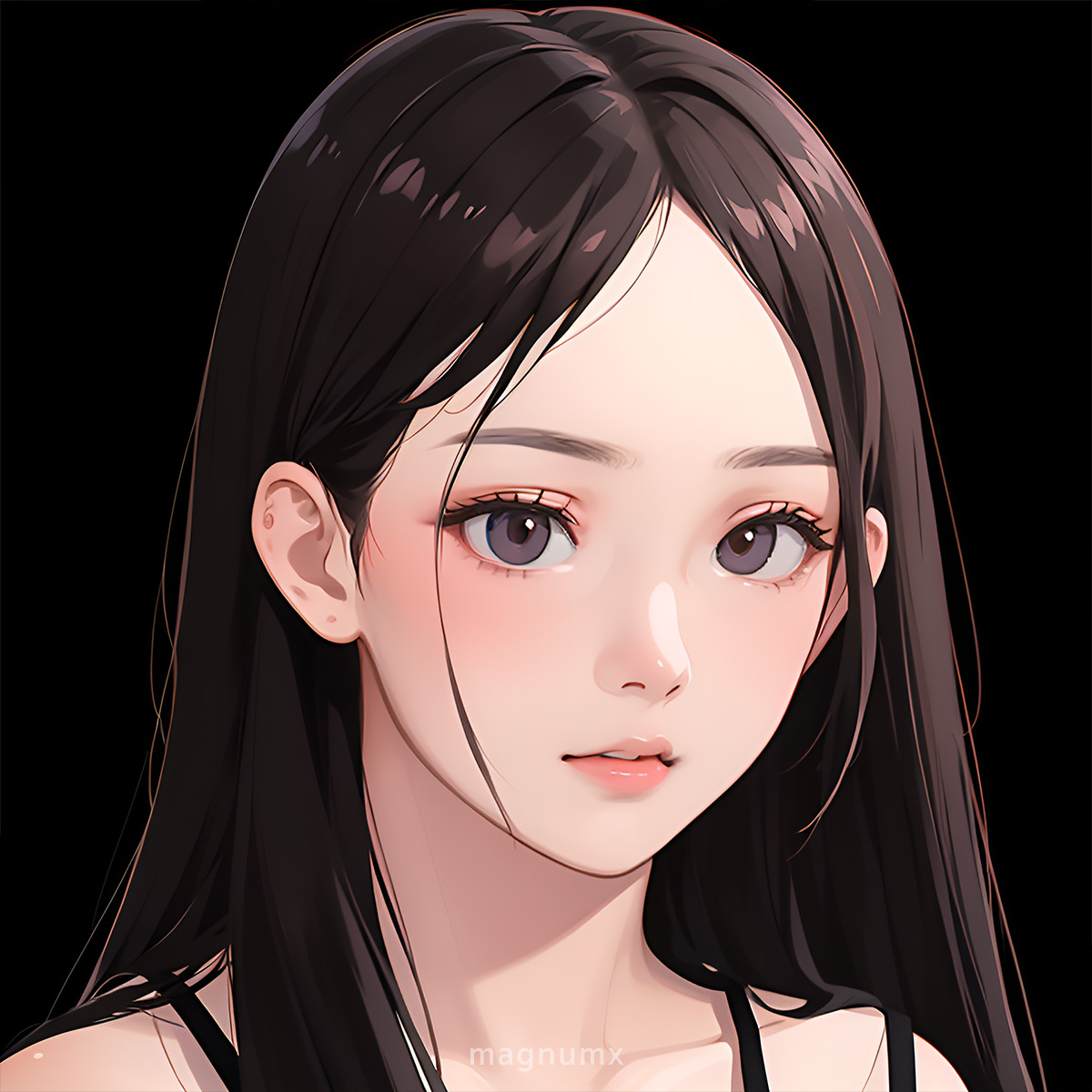 แฟนอาร์ตอนิเมะ Minji วง NewJeans | พี่แม็กนั่ม