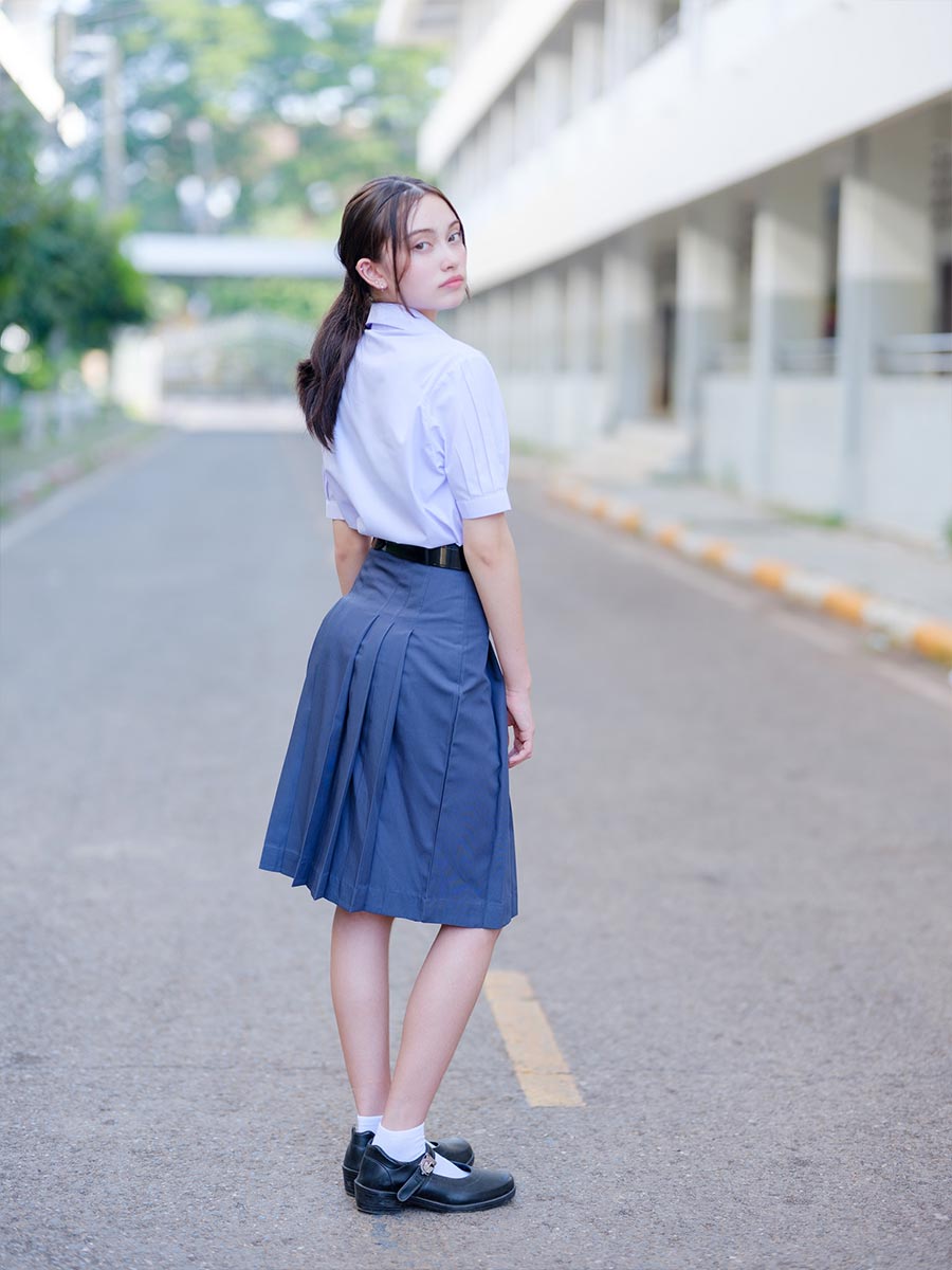 ถ่ายแบบแฟชั่นชุดนักเรียน PANITHAN อีกหนึ่งผลงานจากพี่แม็กนั่ม | พี่แม็กนั่ม