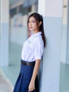 ถ่ายแบบแฟชั่นชุดนักเรียน PANITHAN อีกหนึ่งผลงานจากพี่แม็กนั่ม | พี่แม็กนั่ม