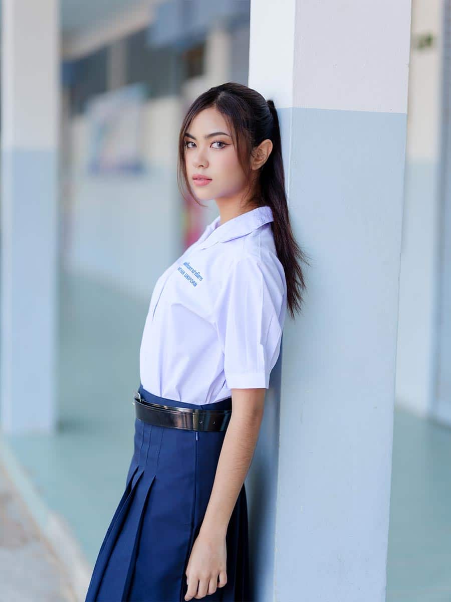 ถ่ายแบบแฟชั่นชุดนักเรียน PANITHAN อีกหนึ่งผลงานจากพี่แม็กนั่ม | พี่แม็กนั่ม