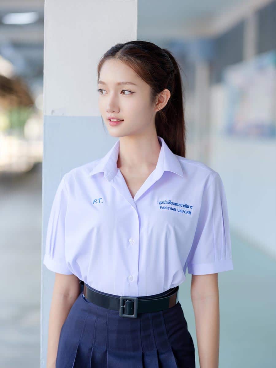 ถ่ายแบบแฟชั่นชุดนักเรียน PANITHAN อีกหนึ่งผลงานจากพี่แม็กนั่ม | พี่แม็กนั่ม