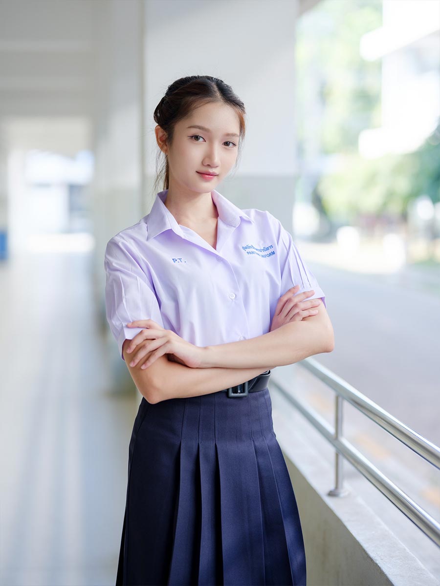 ถ่ายรูปน้องไอติม กับแบรนด์ชุดนักเรียน Panithan | พี่แม็กนั่ม